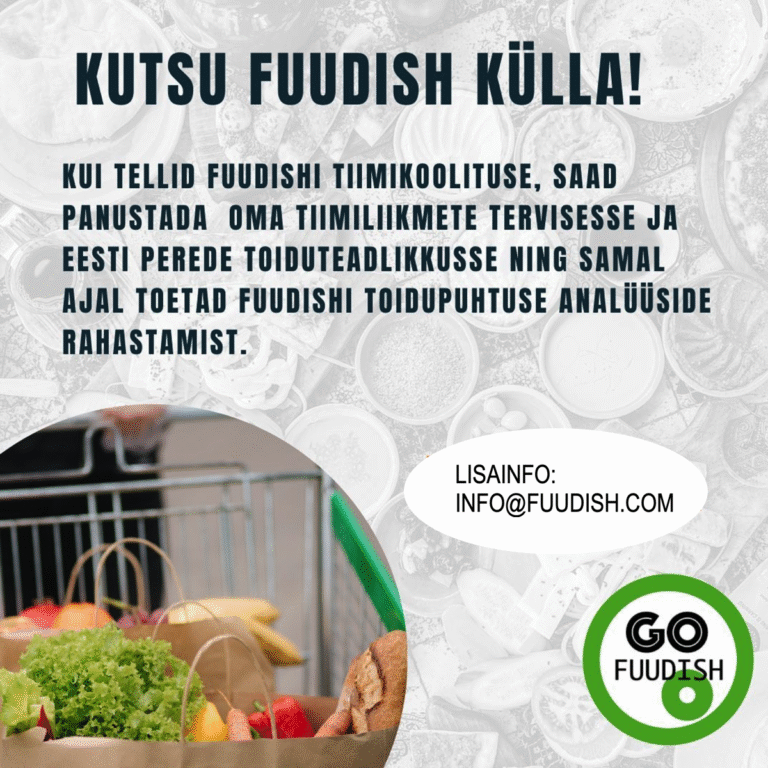 FUUDISHI FIRMAKOOLITUSED: panusta oma töötajate ja nende perede ...